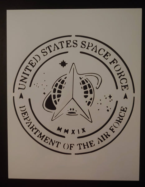 US U.S. United States Space Force Air Force Stencil FAST FREE SHIPPING ...