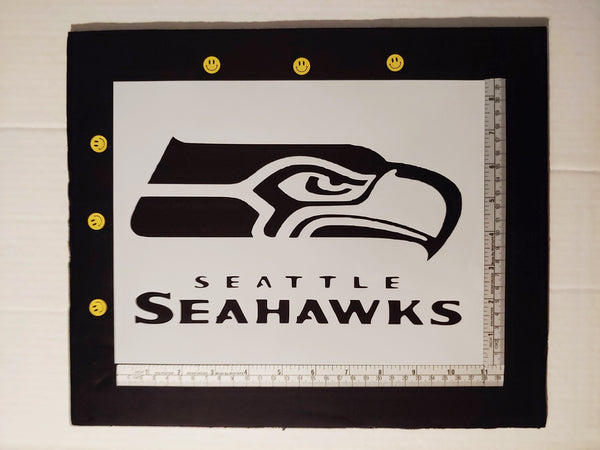 Seattle Seahawks 11" x 8.5" Custom Stencil with FAST FREE SHIPPING – My ...