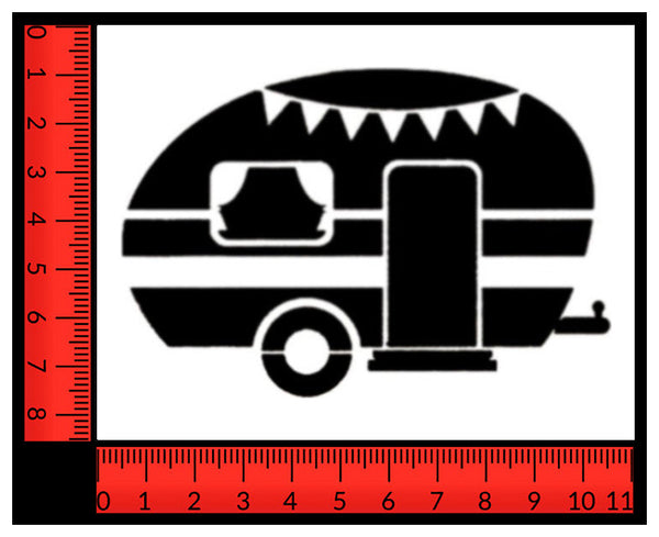 Camper Trailer Tent - Custom Stencil – My Custom Stencils