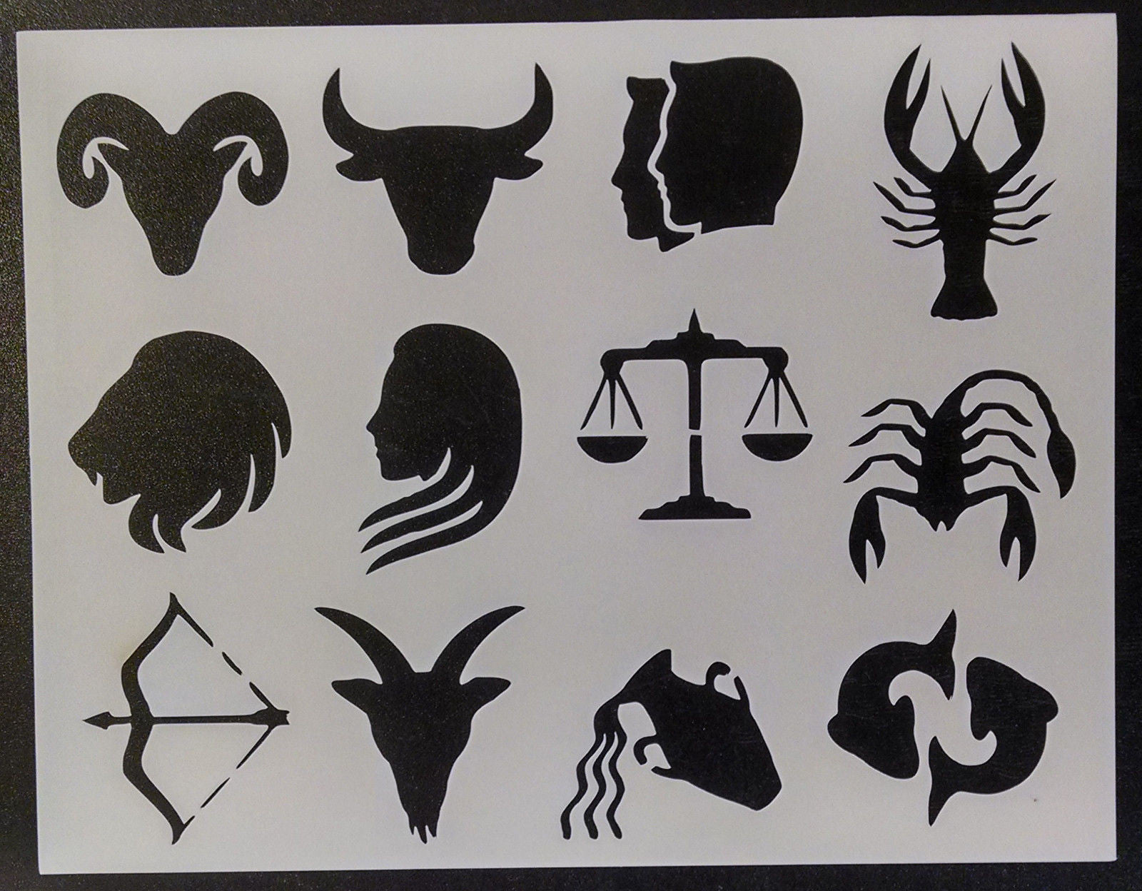 Zodiac Signs Stencils