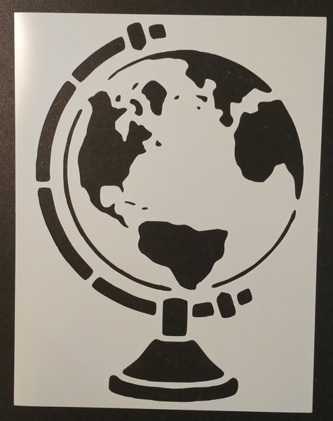 Earth / Globe - Stencil – My Custom Stencils