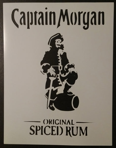 Captain Morgan - Stencil – My Custom Stencils