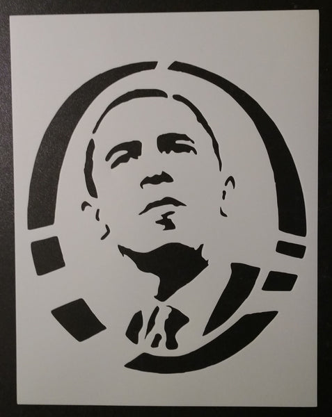 Barack Obama O President - Stencil – My Custom Stencils