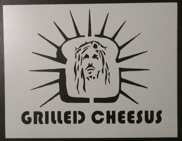Grilled Cheesus Jesus - Stencil – My Custom Stencils