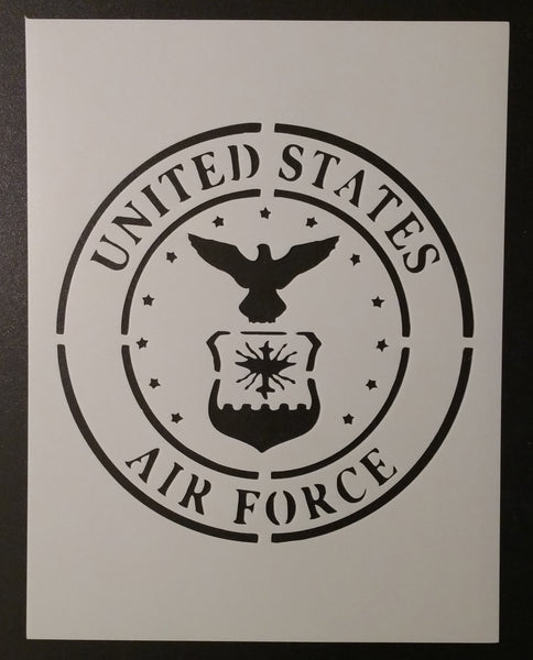 U.S. Air Force (Round #2) - Stencil – My Custom Stencils