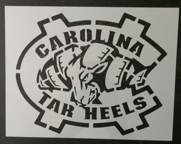 UNC North Carolina Tar Heels Ram Custom Stencil – My Custom Stencils